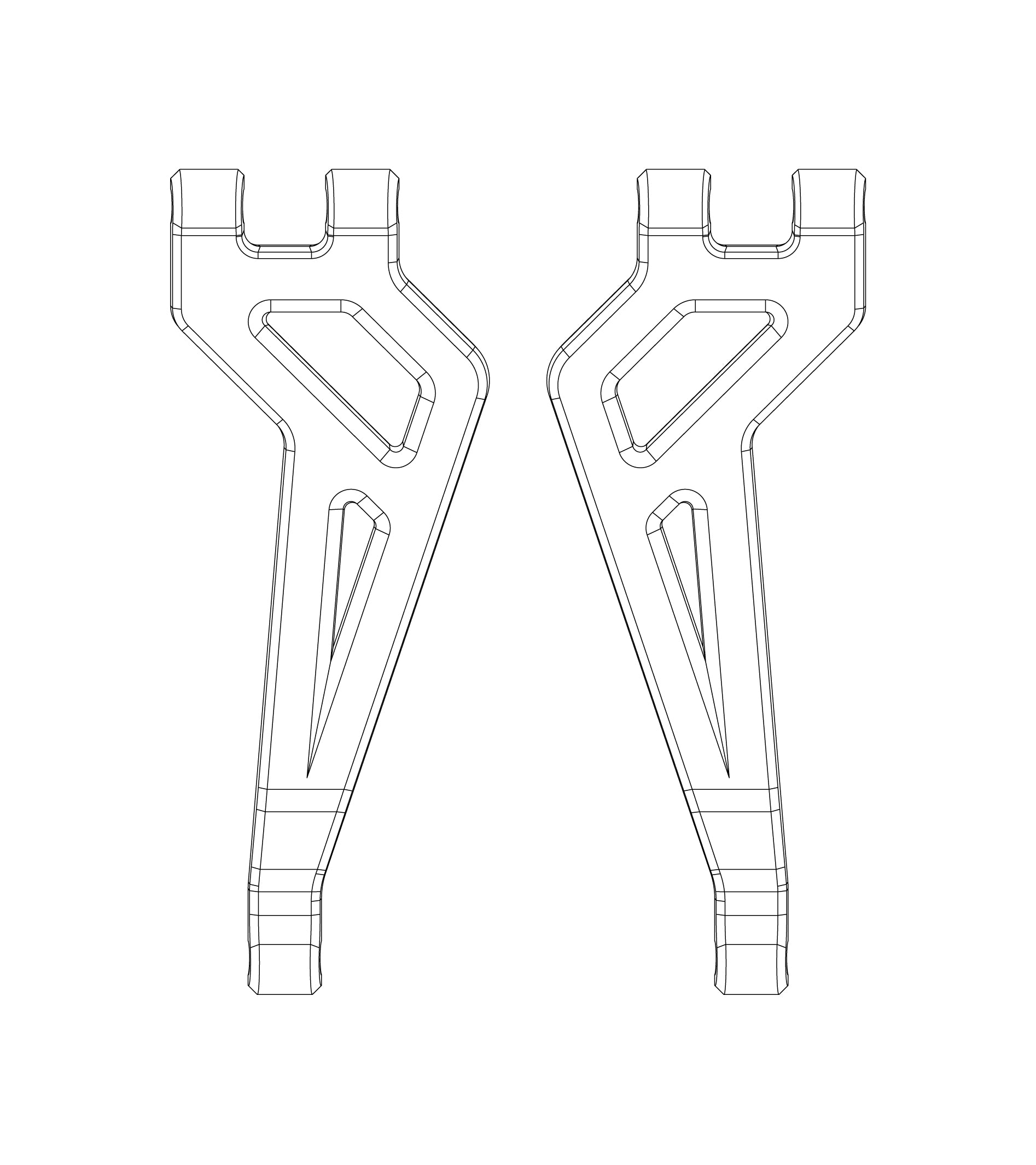 MJX Hyper Go 20208 Rear Upper Suspension Arms - Part Number P2024