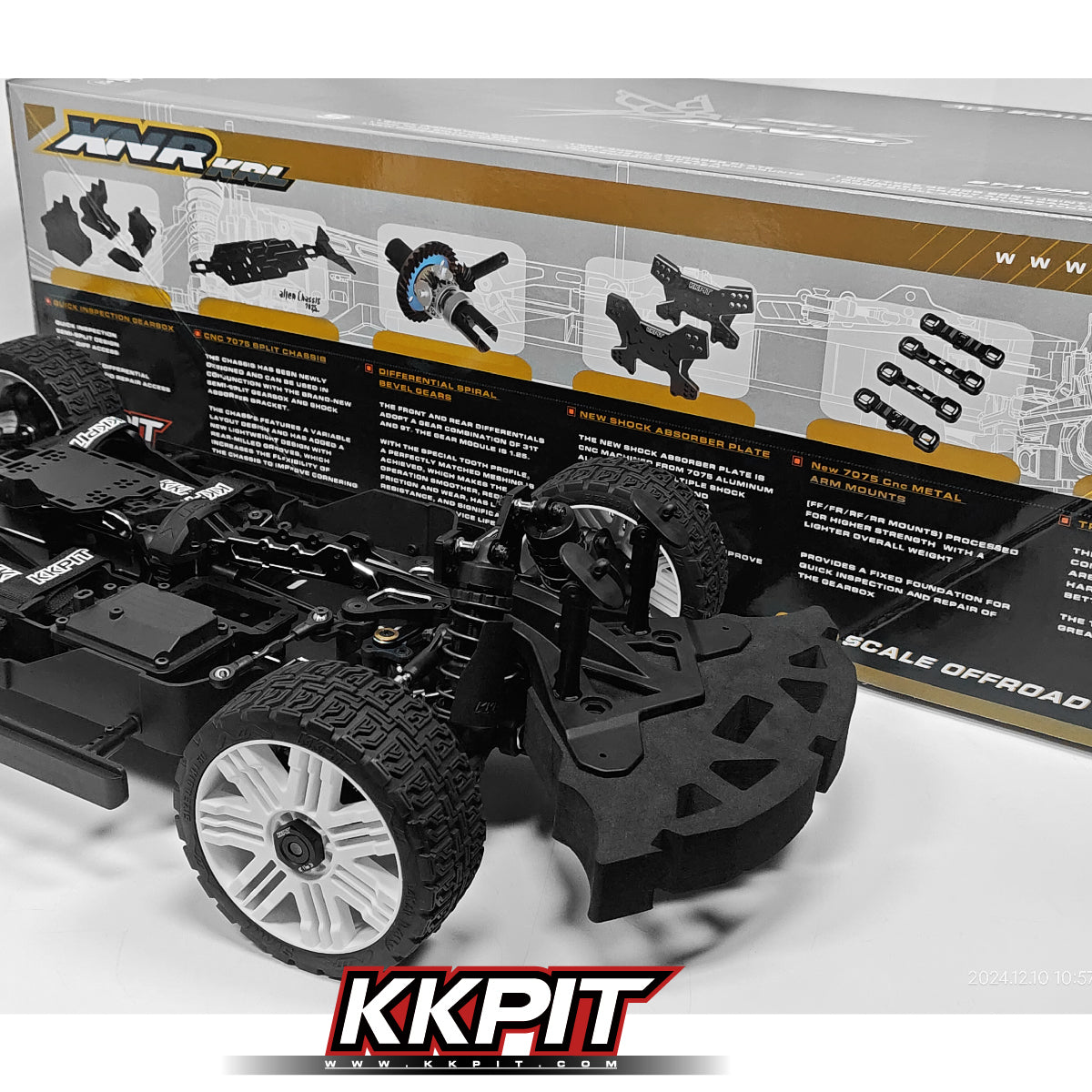 KKPIT KRL-XNR 1:7 Scale Rally Drift Car Red Blitz Porsche CS082 (2-6S
