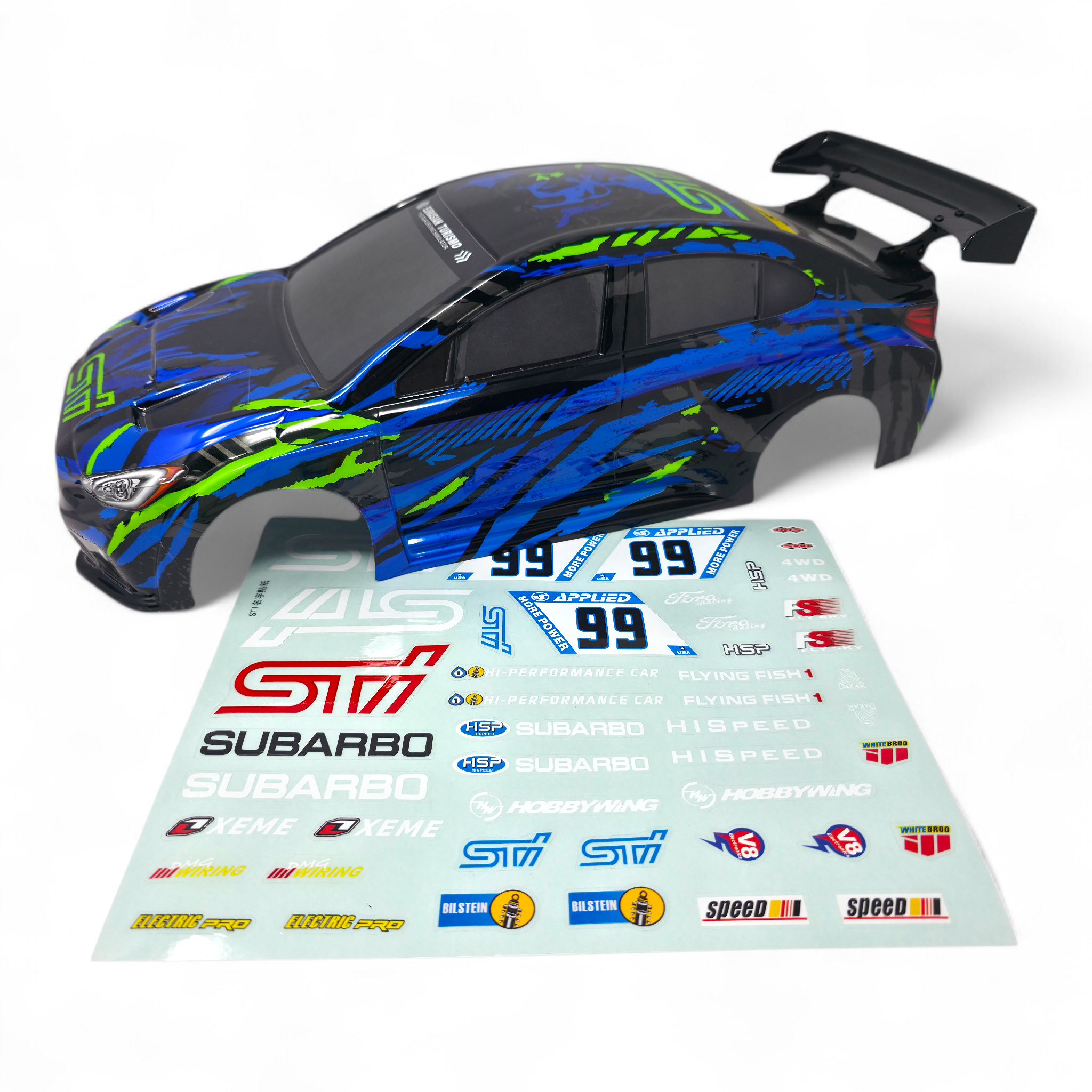 RC Car Body Shell HSP / Maverick Strada 1/10 Scale Body Shell Pre-Pain