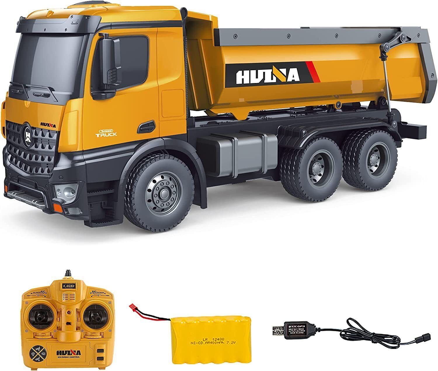 Huina 1:14 Scale RC Dumper Truck With Working Tipper - All Metal 1582